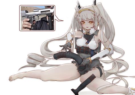 8 Ni Desert Eagle Girls Frontline Girls Frontline Absurdres Highres Photo Referenced