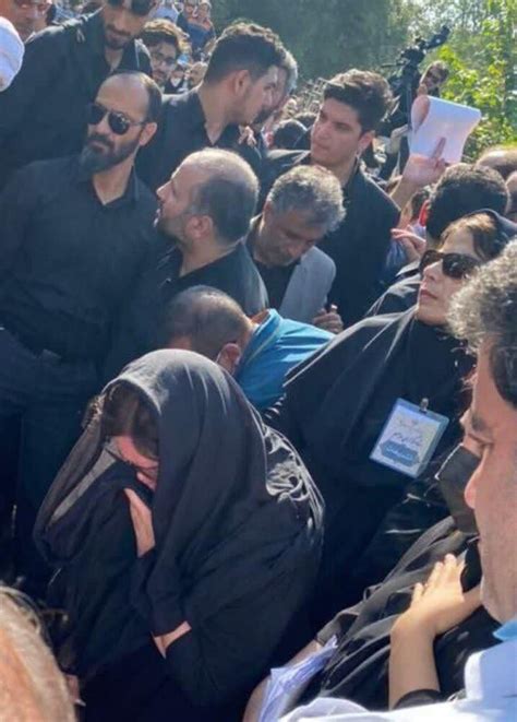 تصویر تلخ و درناک از گریه سوزناک یلدا ابتهاج بر مزار پدرش عکس