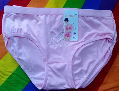 3 Pics China Imported Premium Love Panty Stylish Panty Cotton Panty Comfortable Panty Flower