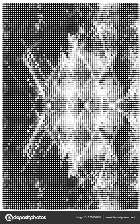 Black Mosaic Squares White Background Stock Vector By ©toluk 678088758