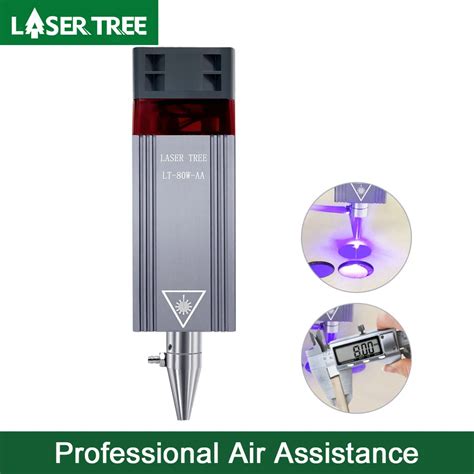 레이저 나무 80w 레이저 모듈 에어 어시스트 20w 40w 레이저 헤드 레이저 조각 절단기 450nm 블루 라이트 우드 마킹