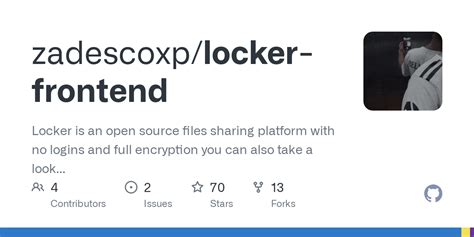 Github Zadescoxplocker Frontend Locker Is An Open Source Files