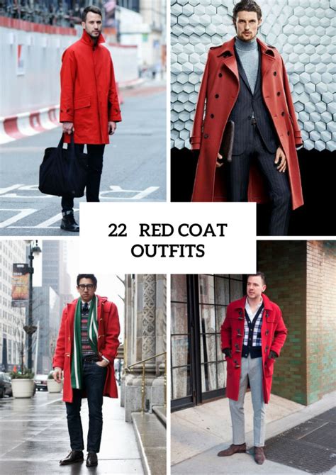 Red Trench Coat Outfit Men 2020 Popular 1 Trends In Mens Clothing