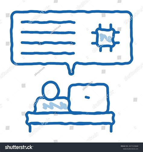 Programming Code Sketch Icon Vector Hand Stock Vector Royalty Free
