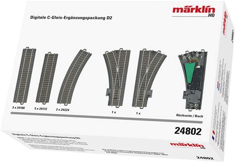 Coffret De Complément Rails C Ho Märklin Avec Ballast Märklin 24802 1