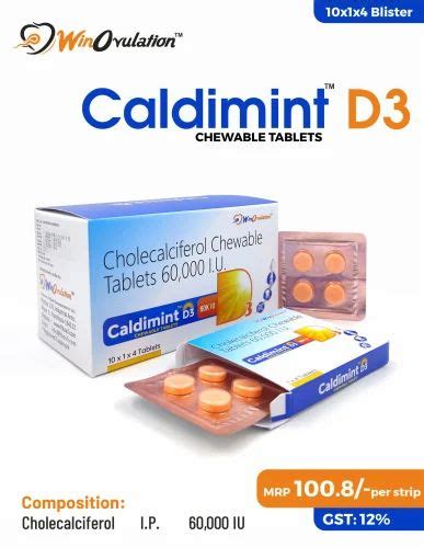Cholecalciferol 60k Iu Chewable Tablets At Rs 1008 Box Sector 8