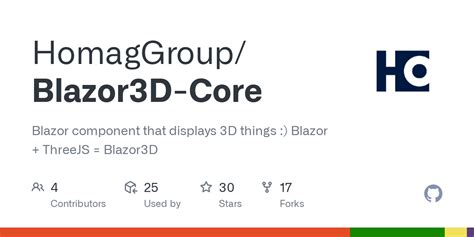 Github Homaggroup Blazor D Core Blazor Component That Displays D