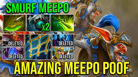Meepo Crazy Poof Another Extreme Meepo Pro Game Youtube