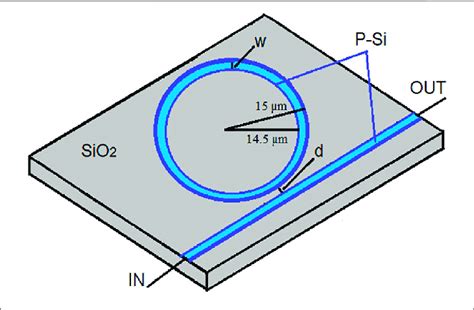 Cross Section Of The Proposed Microring Resonator Based Temperature Download Scientific