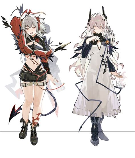 W Theresa And Wis Adel Arknights Drawn By Renxzd Danbooru