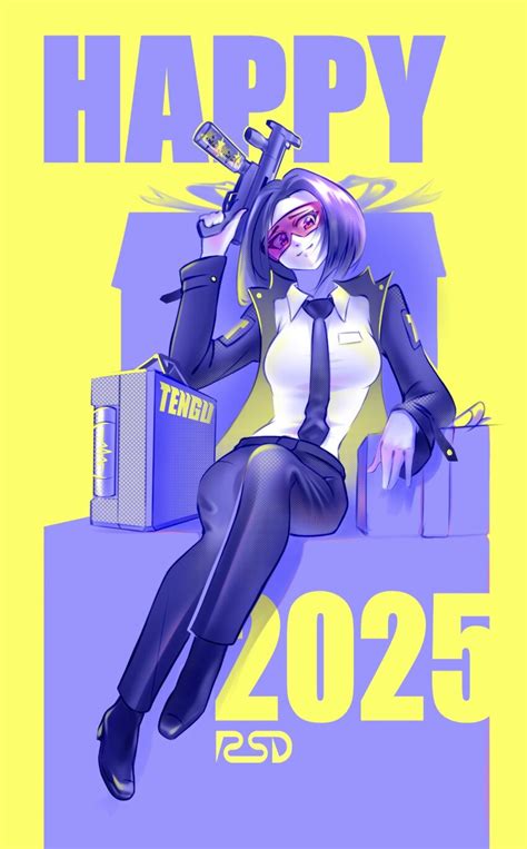 Hatsuaki Original Highres Breasts Coat Full Body Gift Goggles Gun H K Mp K Head Tilt