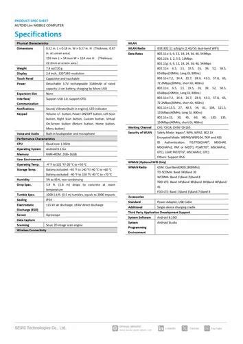 Seuic Autoid Lim Mobile Teminal At ₹ 19000piece In New Delhi Id 2853504323748