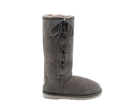 Classic Long Laced Uggs Mortels Sheepskin Factory
