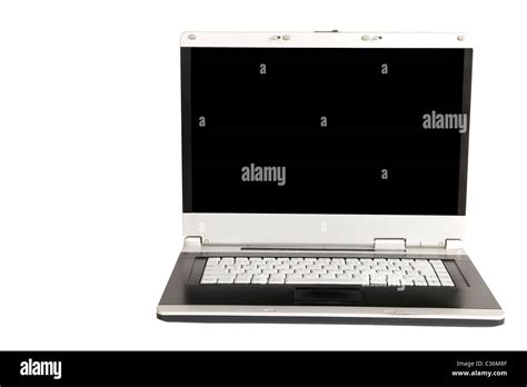 Front View Of Open Notebook On White Background Stock Photo Alamy