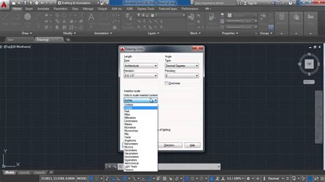 How To Change Units In Autocad 2016