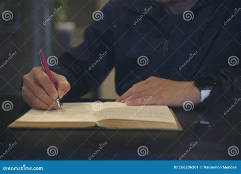 Male Hand Of Planner Writing Daily Appointment On Calendar Book Working Space At Home Man Plan