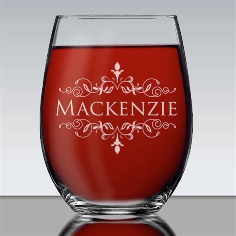 Custom Wine Glasses Etsy