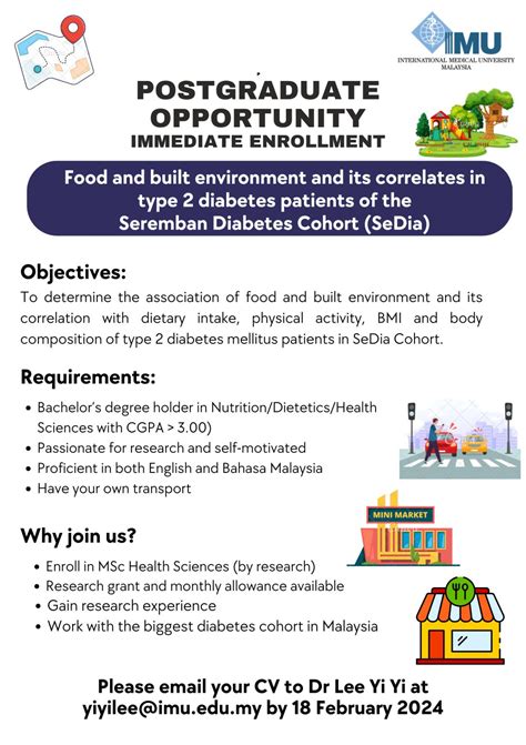 yi yi lee on linkedin 📢 msc opportunity the funded project will