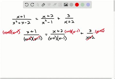 SOLVED Solve Each Equation Frac X 1 X 2 Frac 1 X 2 X 2 1