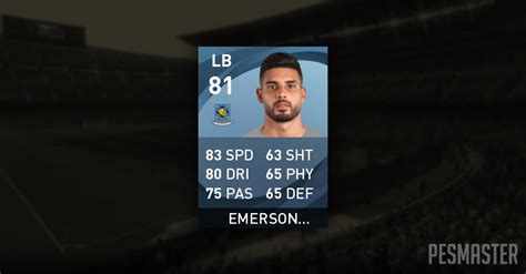Emerson Palmieri Dos Santos PES 2021 Stats