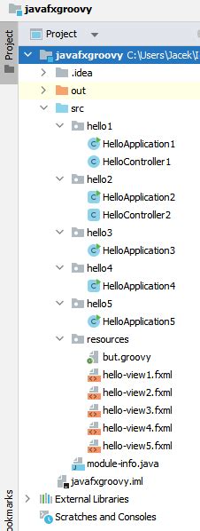 java groovy i javafx javafx z arią