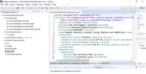 Serenity Jbehave Project From Command Line Testingdocs