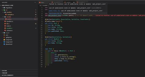 Rust Use Of Undeclared Crate Or Module Use Cratenameschema