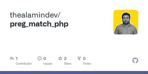 Github Thealamindev Preg Match Php