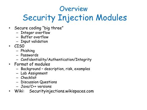 Ppt Building Security In Workshop August 2009 Powerpoint