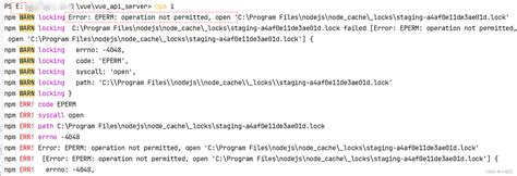 解决webstorm安装vue项目npm报错问题 Csdn博客