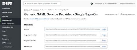 Asp Net Saml Single Sign On Sso Using Duo As Idp