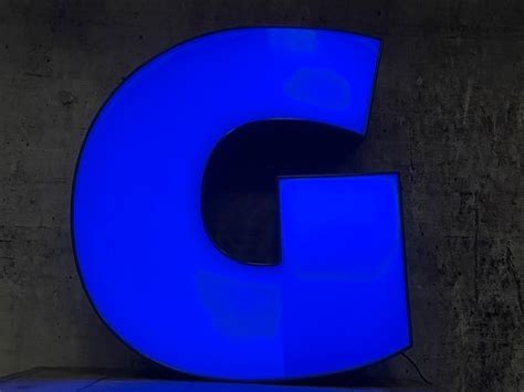 Advertising Letter Facade Letter 1 Metal Plexiglass Catawiki