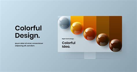 Tata Letak Spanduk Mockup Monitor Premium Template Vektor Desain