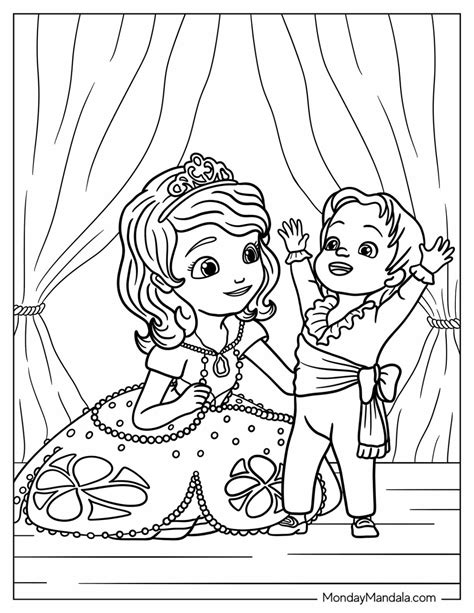 20 Sofia The First Coloring Pages Free Pdf Printables