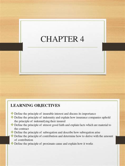 Chapter 4 Ins200 Pdf Insurance Assignment Law