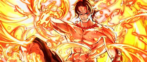 2560x1080 Resolution Portgas D Ace One Piece Hd Art 2560x1080