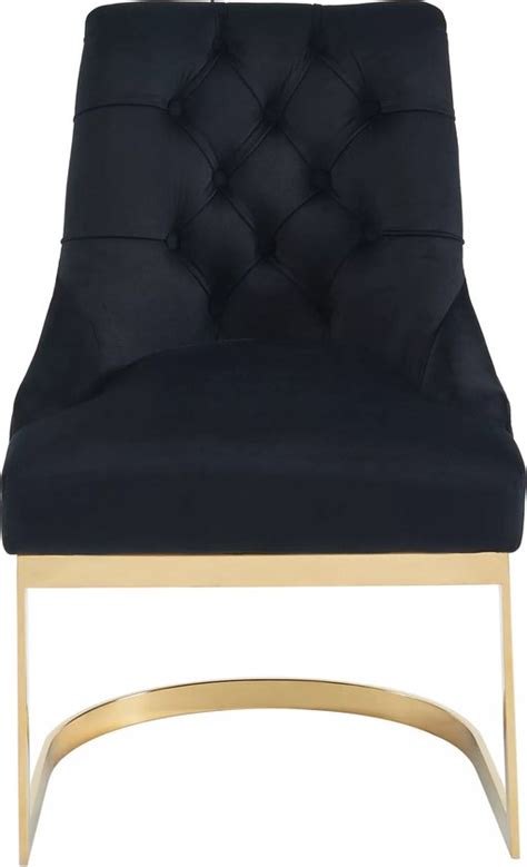 Pascal Morabito Set Van 2 Stoelen Van Velours En Goudkleurig Roestvrij