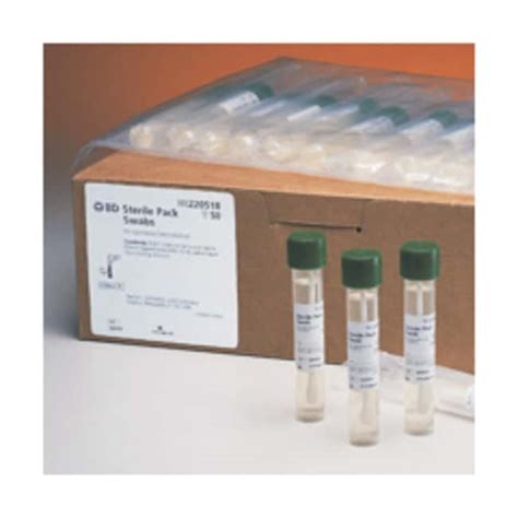 Bd Sterile Pack Swabs For Environmental Monitoring Sterile Swab 200 Pk