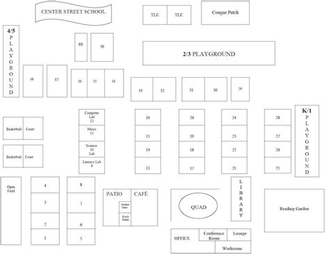 School Map Center Street School