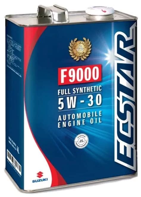 Моторное масло Suzuki Ecstar F9000 Motor Oil 5W-30 4л. синтетическое ...