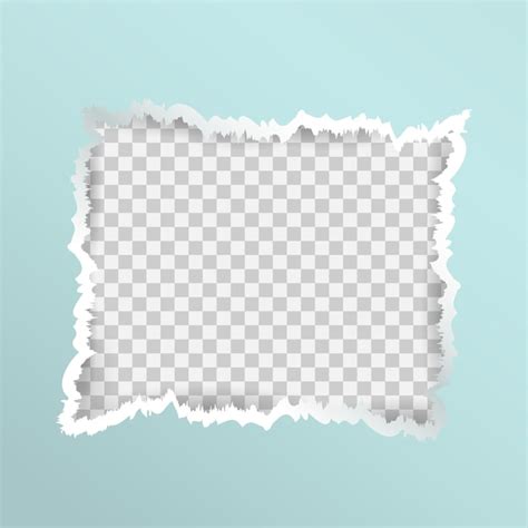 Premium Vector Realistic Torn Paper Frame