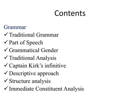 Applied Linguistics Grammar Ppt