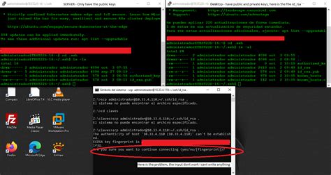 Problem With Scp Between Windows And Ubuntu Rservers
