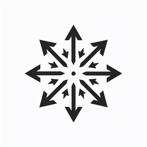 A Symbolic Representation Of Multiple Arrows Converging Towards A
