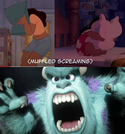 Nani And Lilo Screaming Causes Sulley To Roar By Ssj2note On Deviantart