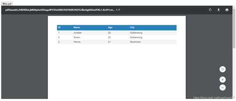 纯前端生成pdf Js动态获取后台数据生成pdf生成pdf后台的js样式 Csdn博客