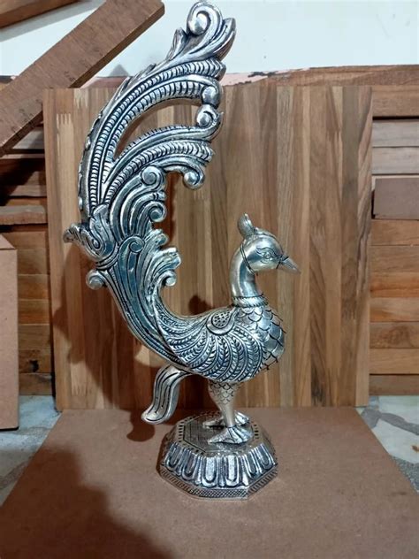 Home Silver Coated Carved Peacock At Best Price In Udaipur By Lokesh