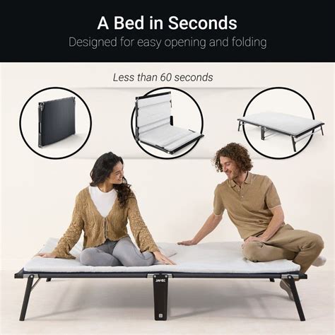 Jay Be Compact Folding Bed With Mattress Happy Beds