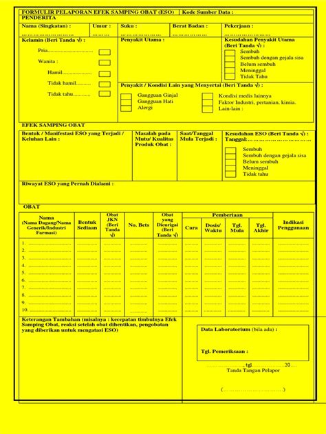 Form Meso Kuning Pdf