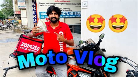 My Dream Bike Ktm Rc200 Moto Vlog On Zomato Duty Youtuber Youtube